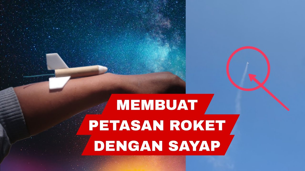 Cara Membuat Mercon Roket Mini Tanpa Lidi - YouTube