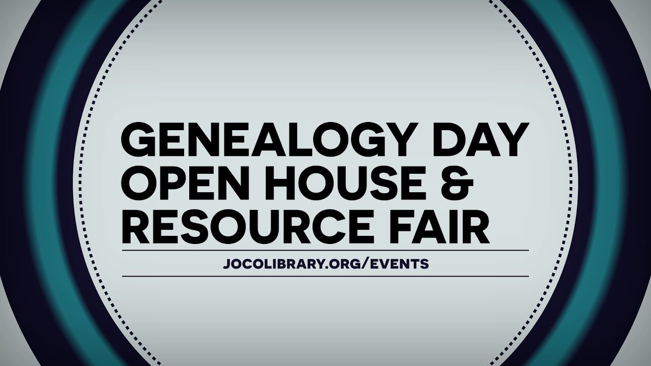 Celebrate Genealogy Day at Johnson County Library! - YouTube