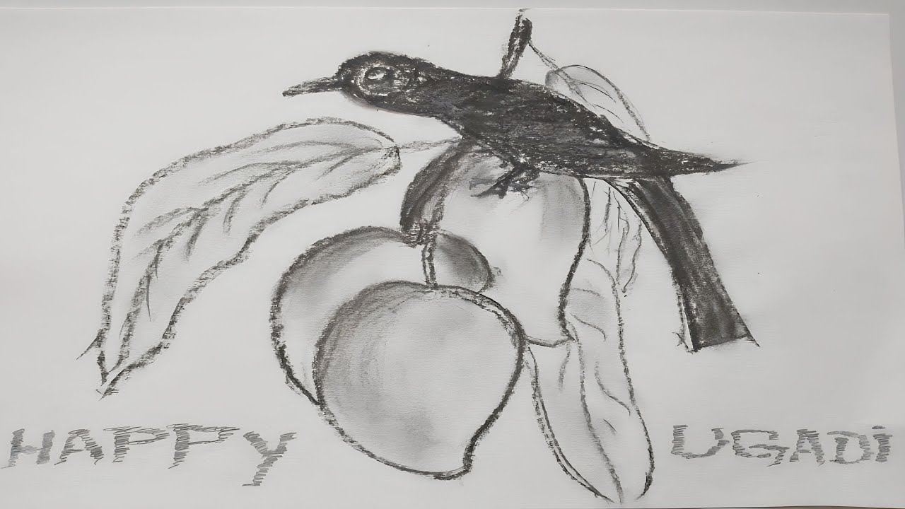 Creating Stunning Pencil Drawings for Ugadi: A Step-by-Step Tutorial # ...