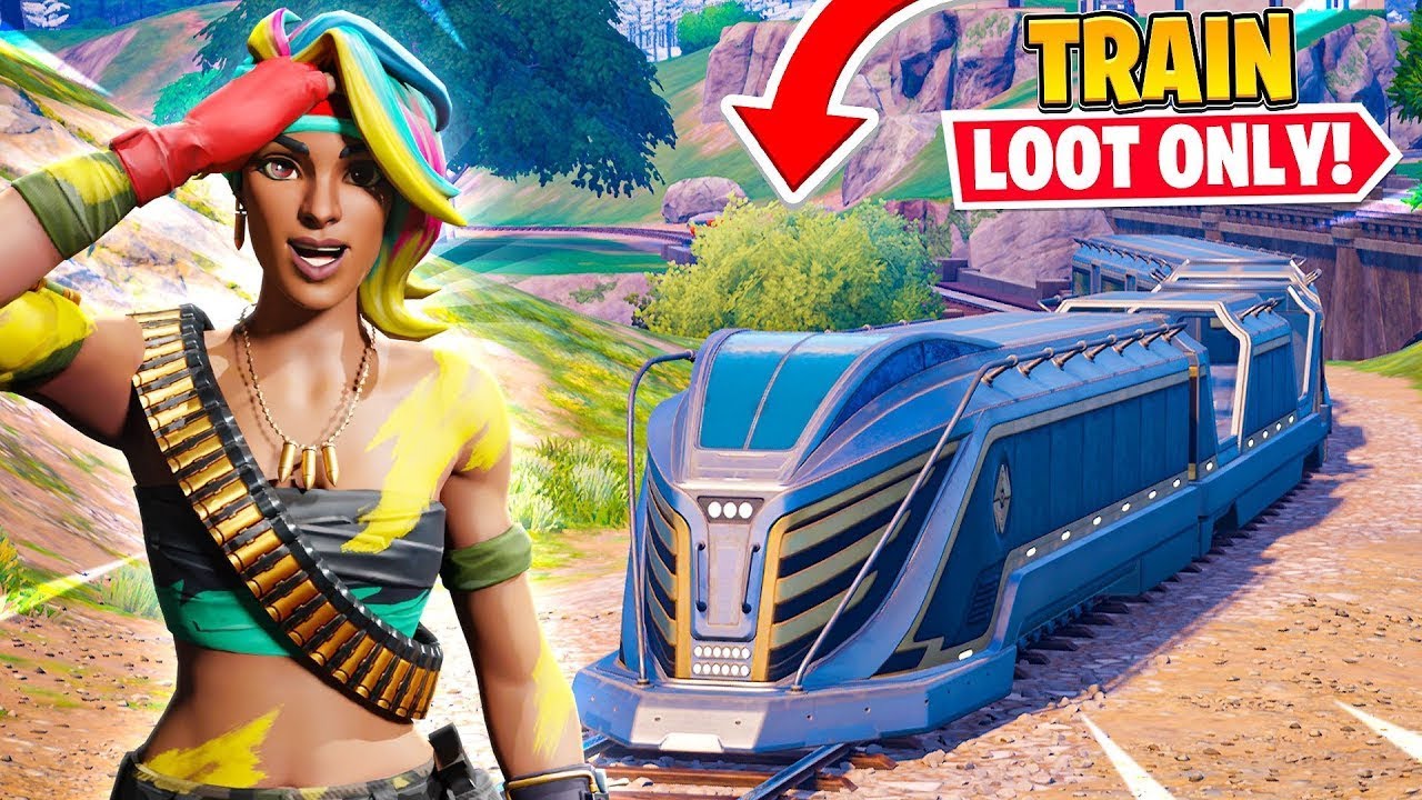 The *TRAIN LOOT ONLY* Challenge In Fortnite! - YouTube