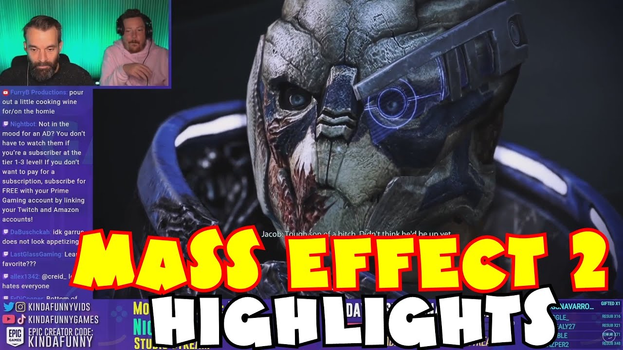 Garrus IS BACK!!! (Kinda Funny Games Stream Highlights) - YouTube