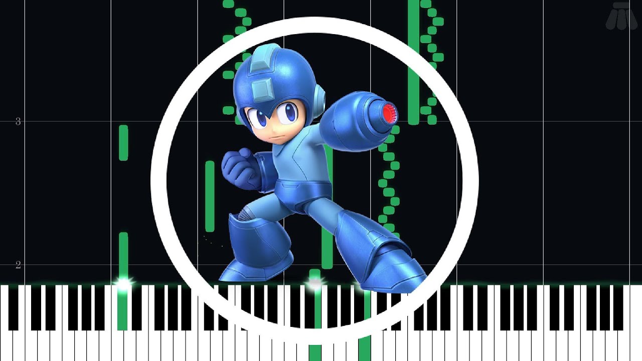 Wily Machine - Mega Man 9 - Intermediate Piano Tutorial - YouTube