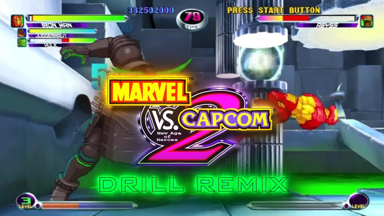 Marvel vs Capcom 2 - Abyss Stage (Drill Remix slow ver) - YouTube