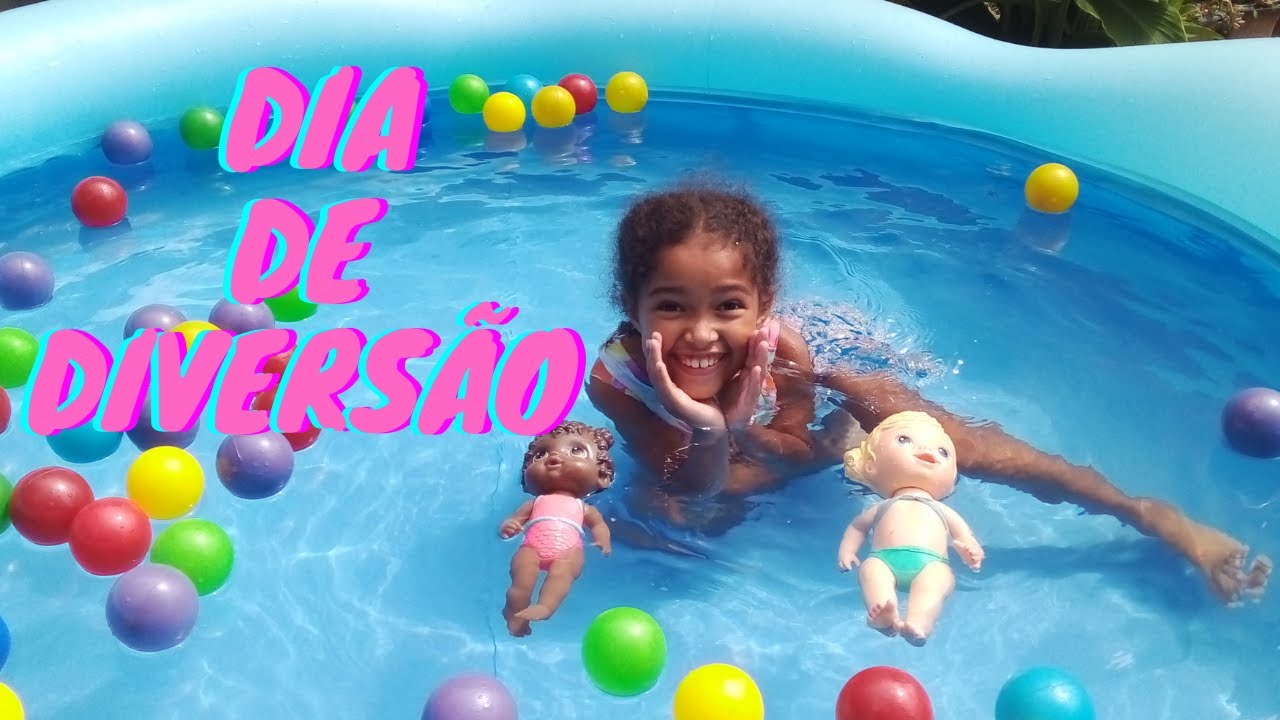 DIA DE DIVERSÃO NA PISCINA - FUN DAY AT THE POOL 😎💦💦😎 - YouTube