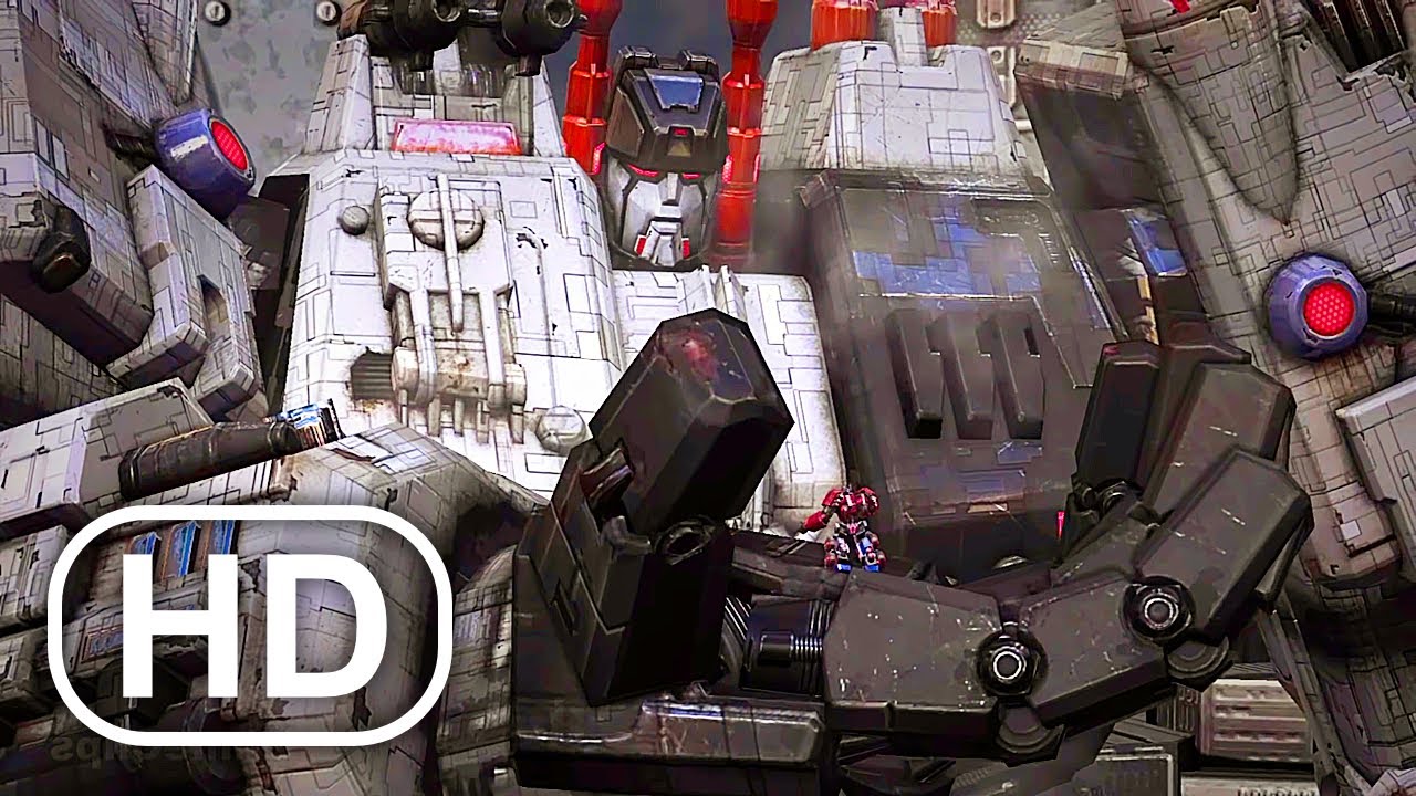 Transformers Metroplex Sacrifices Himself To Save Optimus Prime Scene ...