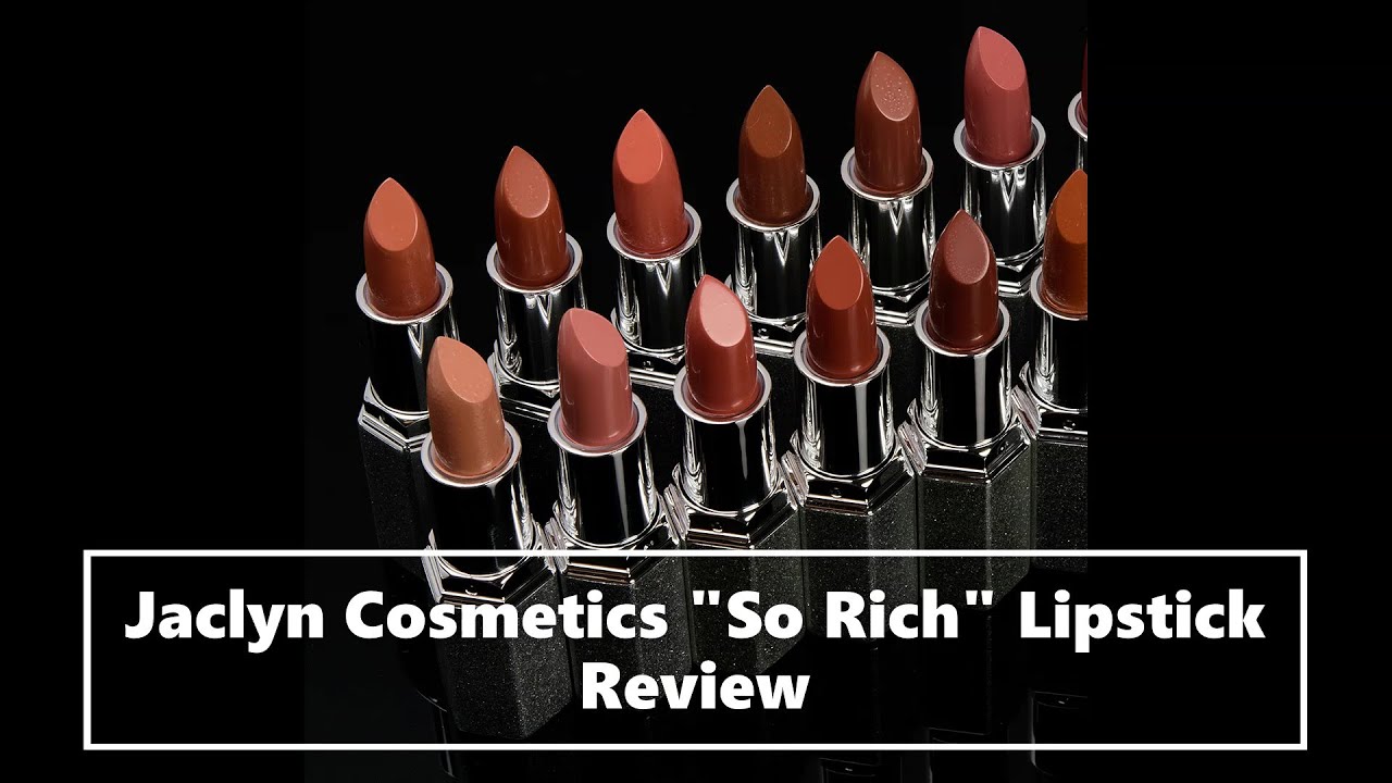 Jaclyn Cosmetics So Rich lipstick REVIEW shade FUSSY - YouTube