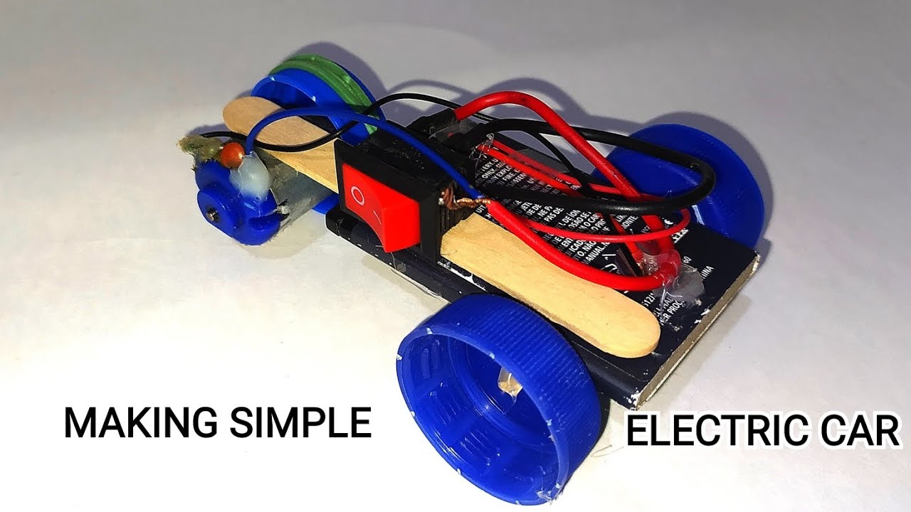MAKING SIMPLE ELECTRIC CAR WITH DC MOTOR DC MOTOR İLE ELEKTRİKLİ MİNİ ...