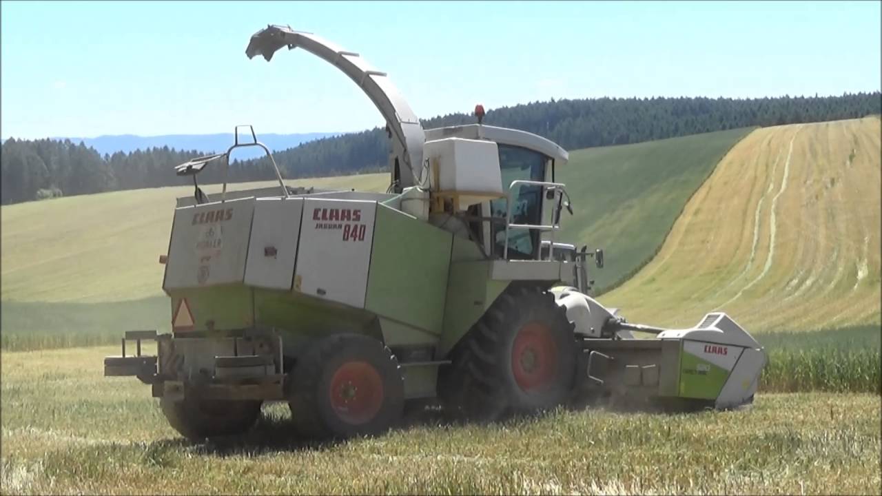 Claas Jaguar 840 a Claas Direct Disc 520 - YouTube