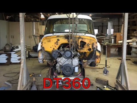 Mounting DT360 Engine Higher in The Frame! - YouTube