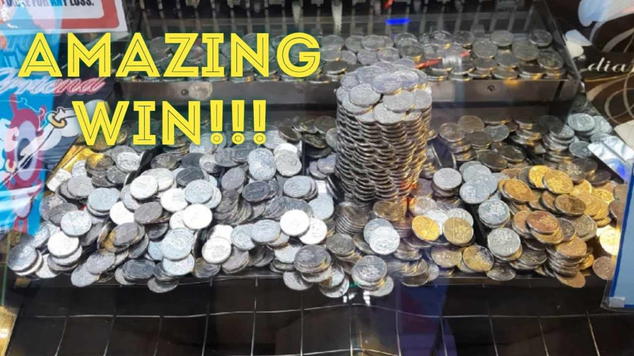 COIN PUSHER EP. 7 | AMAZING WIN!!! - YouTube