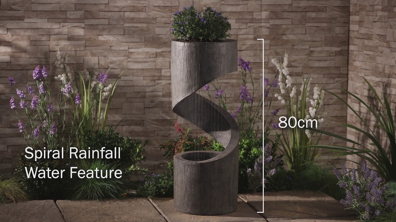 Rainfall Water Fountain Bumilgar 47 Inches Outdoor Water Fountain