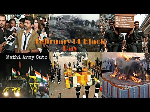 INDIAN ARMY Pulwama Attack 😭💂 ( 🏴February 14 Black Day🏴 ) Tamil Status Video ||  💯|| Mathi Army Cutz