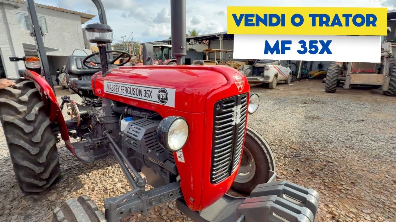Vendi o MF35X de coleção. O trator número 09 de 100 unidades da Edicao ...