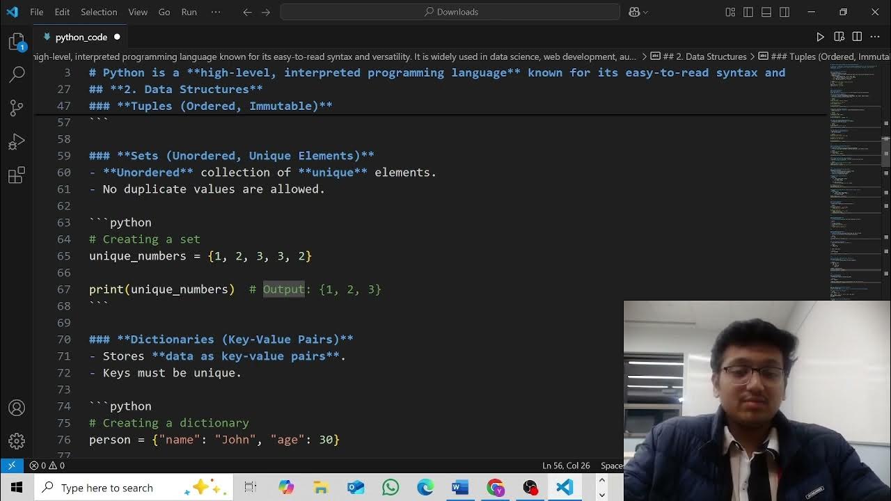 Python 101 - Part 3: Sets & Dictionaries Explained - YouTube