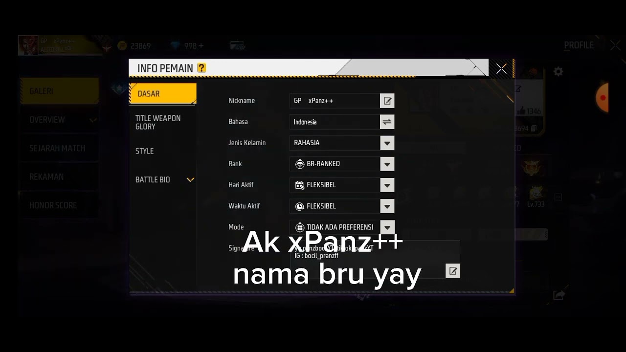 konten hari ini ipanz tukar nama epep / pinjam sound ml 🤣 - YouTube