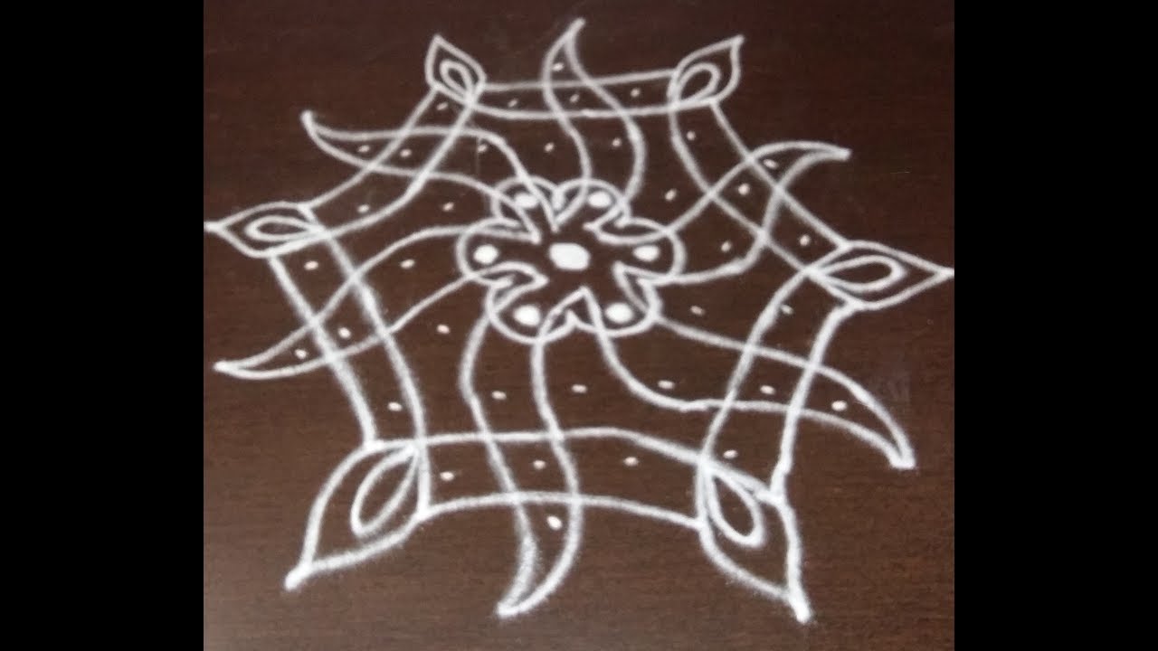 7 Pulli Kolam | Sikku Kolam Rangoli | Sikku Kolam Big | Pooja Kolam ...