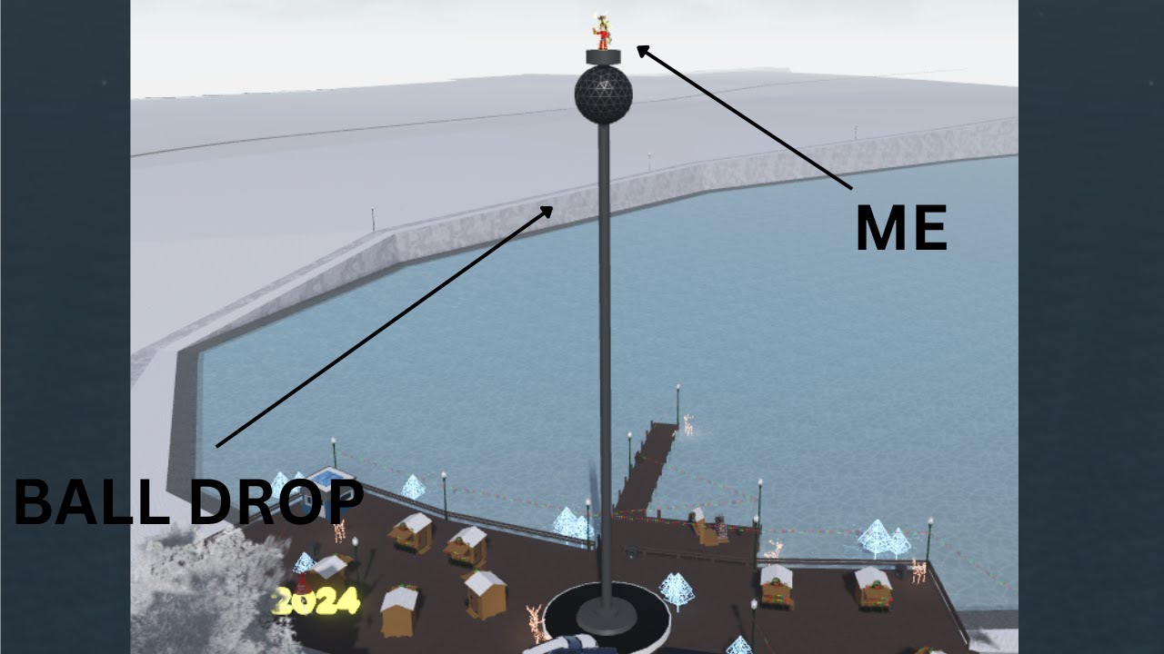 I GOT ON THE TOP OF THE BALL DROP IN GREENVILLE! (Roblox) - YouTube