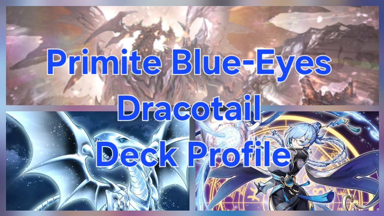 Primite Blue-Eyes Dracotail Deck Profile (undefeated locals) - YouTube
