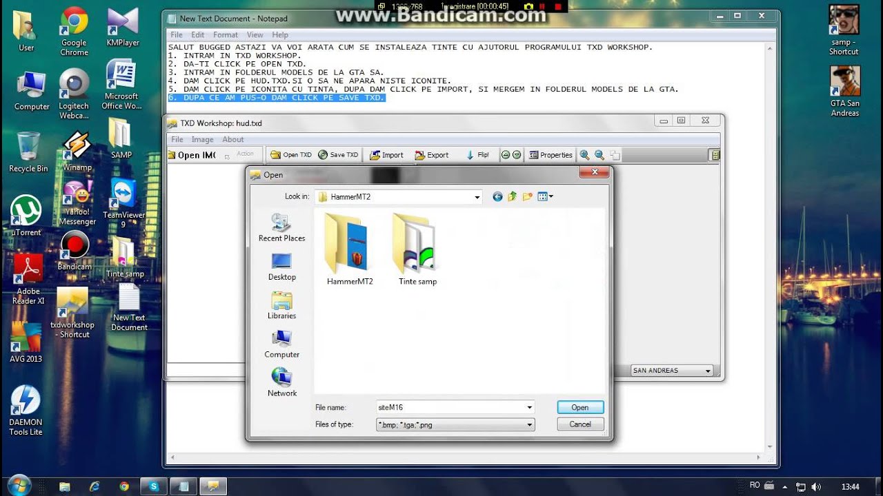 Cum se insaleaza tinte samp - YouTube