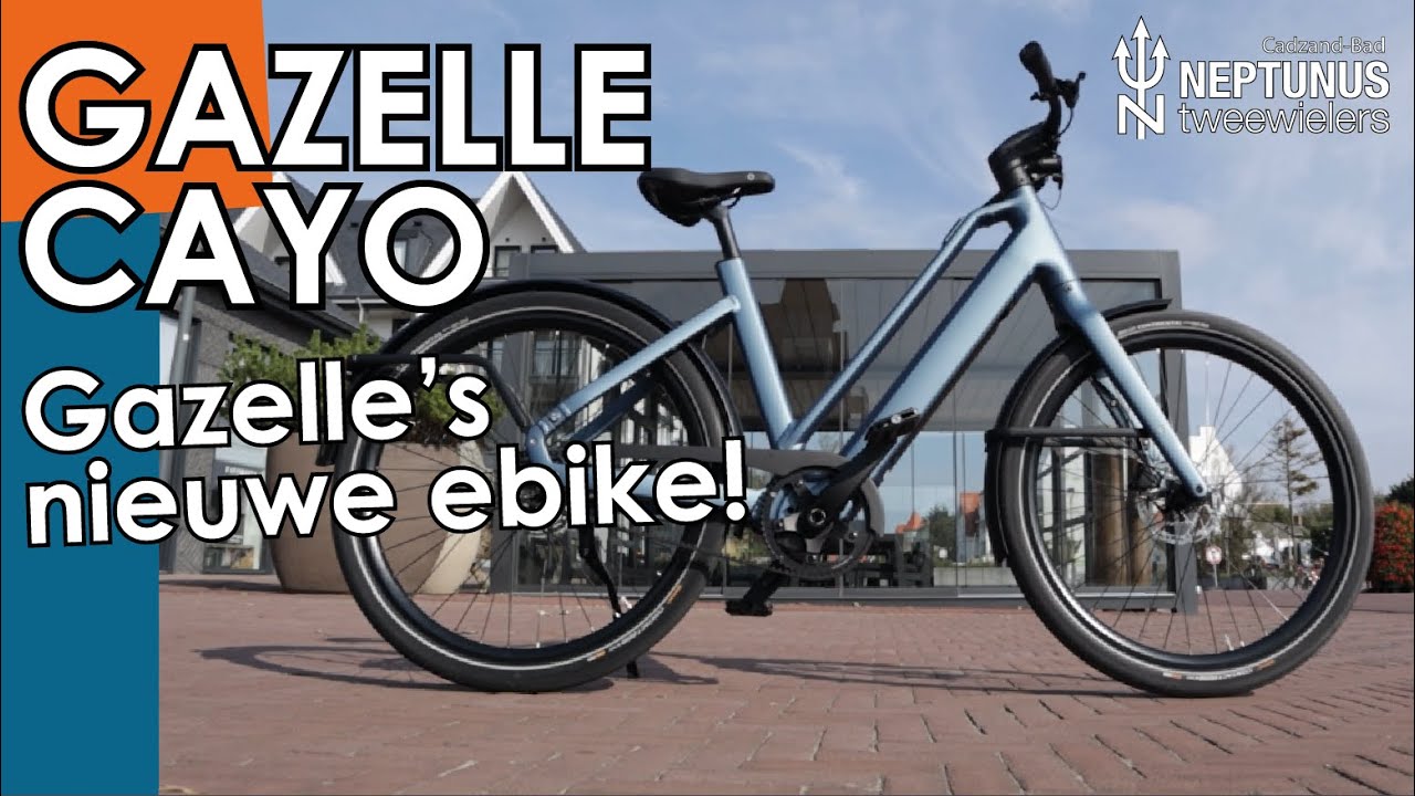 NIEUWE GAZELLE E-BIKE CAYO! WAT EEN FIETS! De C1 en de C310 - Neptunus ...