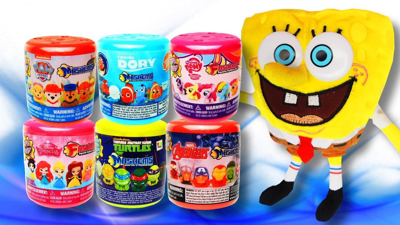 Spongebob Paw Patrol Finding Dory My Little Pony Ninja Turtles Mashems ...