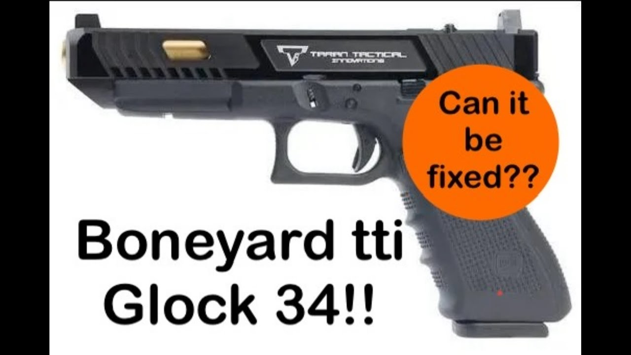 Yet more boneyards!! This double bell tti Glock 34 is poorly! #airsoft ...