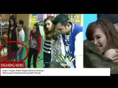 Oops! Tangan 'Nakal' Nagita Slavina Ketahuan Menyusup ke Bawah Bokong Raffi Ahmad
