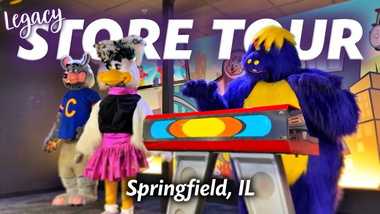TOUR: Springfield, IL Chuck E. Cheese Legacy Store | CU 1-Stage - YouTube