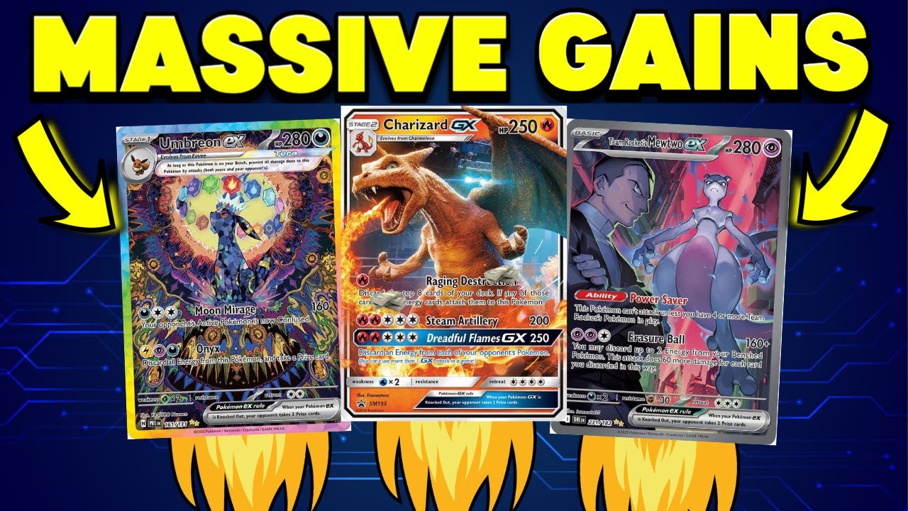 Top 10 Hottest Pokemon Cards Making BIG GAINS This Week! - YouTube