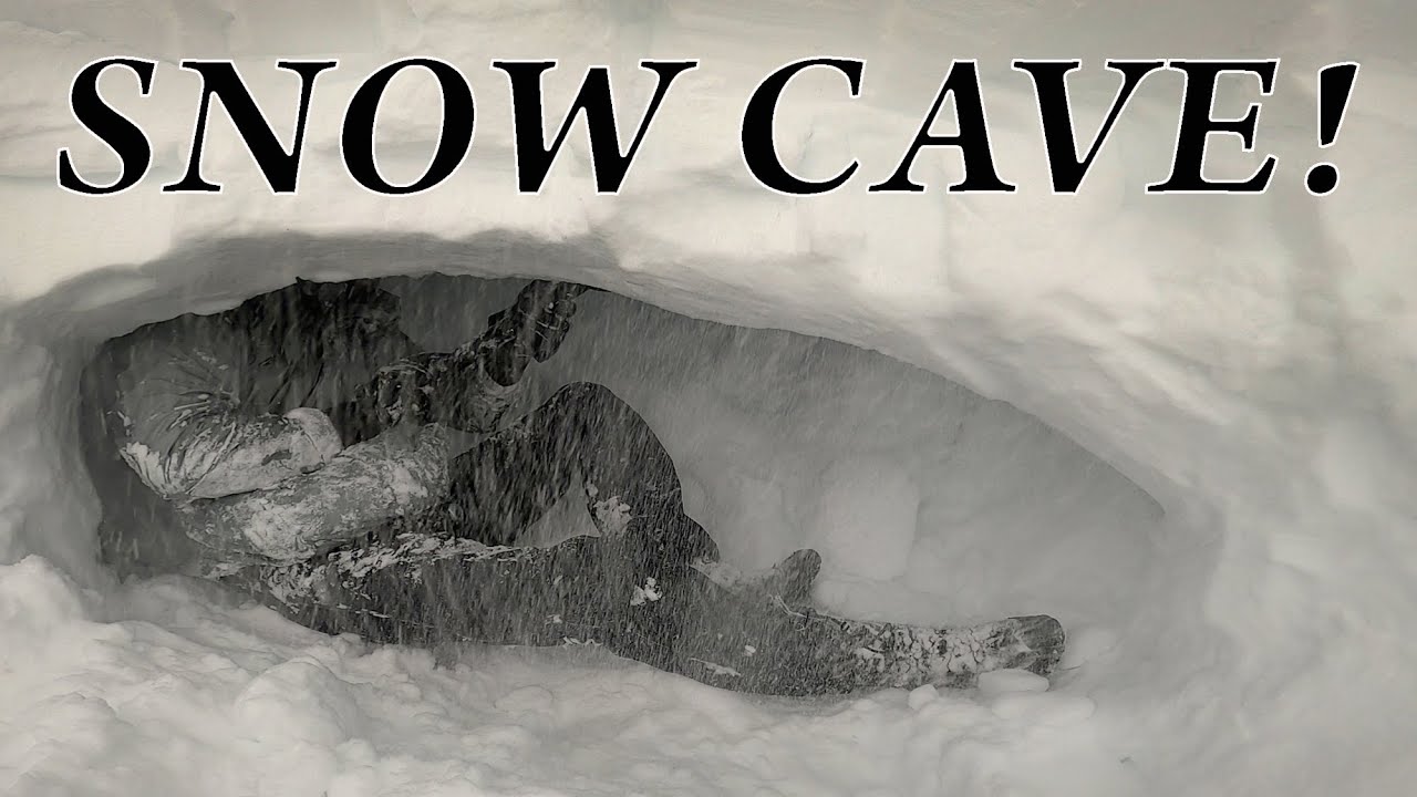 Digging a SNOW CAVE | EPIC Alpine Adventure | Landscape Photography ...
