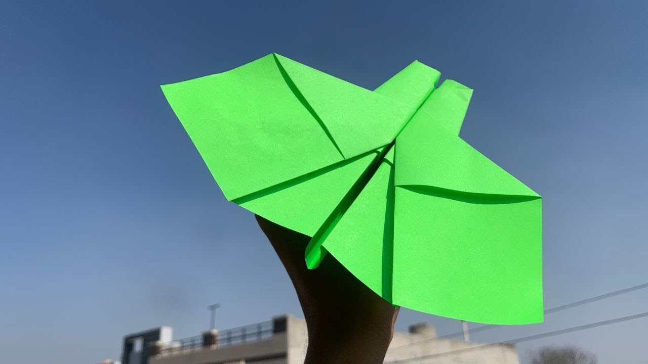 New Style Showcase: Amazing Paper Airplane Design - YouTube