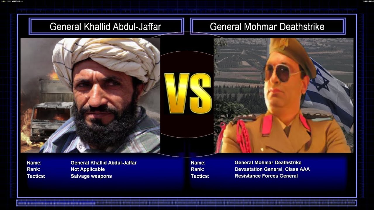 C&C General Zero Hour Reborn Mod General Khallid Abdul-Jaffar VS ...