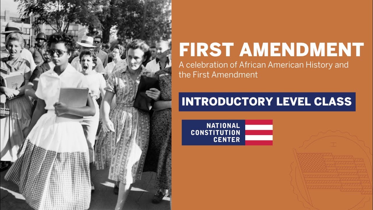 First Amendment - A celebration of African American history and the ...