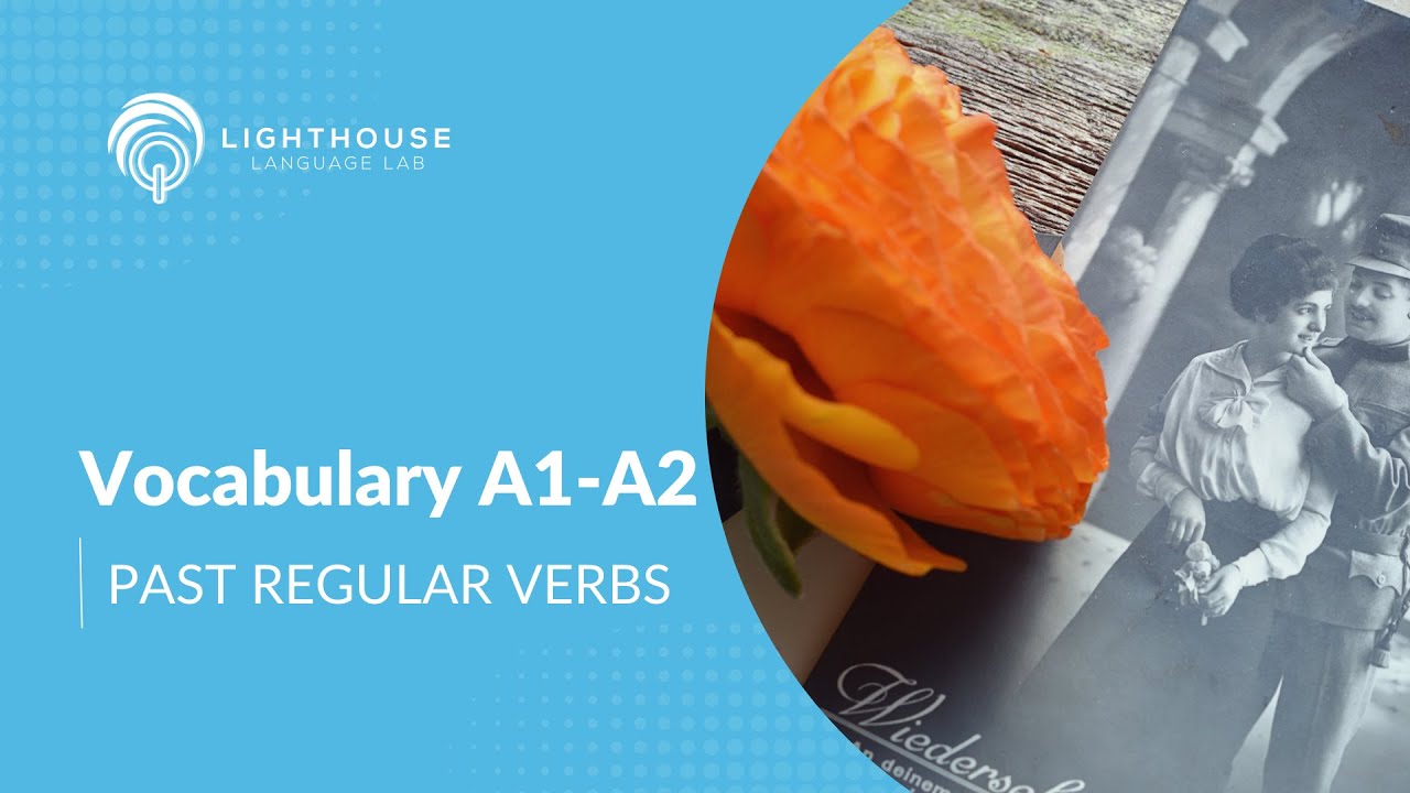 Common Regular Verbs in the Past Vocabulary A1-A2 - YouTube