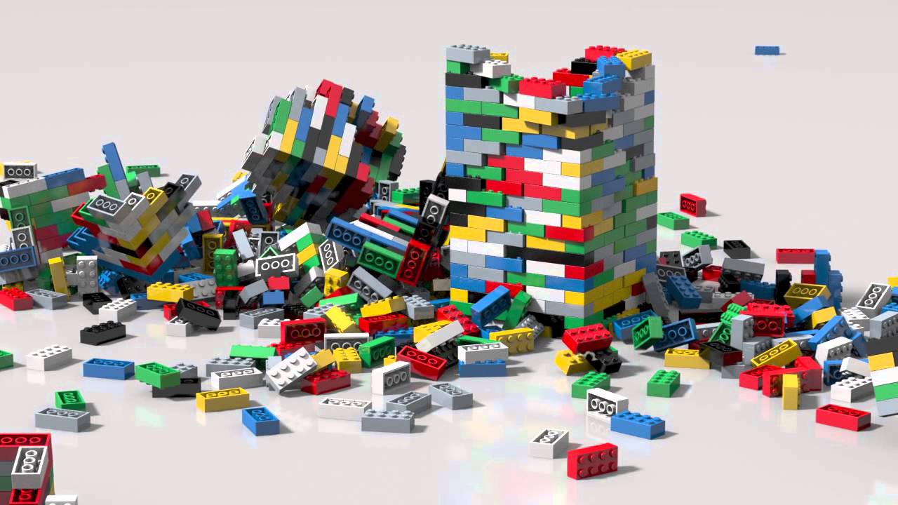 Collapsing LEGO Tower - YouTube