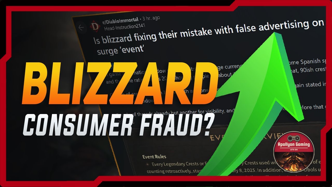 Blizzard Consumer Fraud: False Advertising? - YouTube