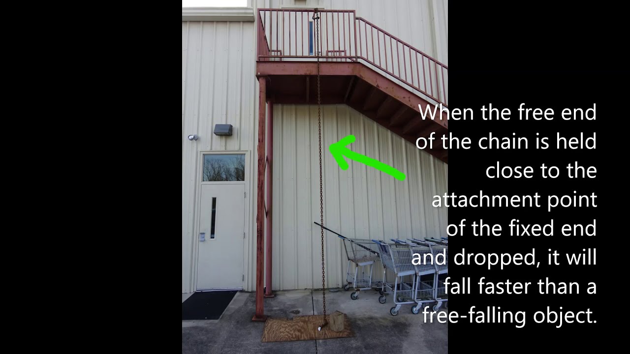 MEGR3121 Falling Chain Demonstration - YouTube