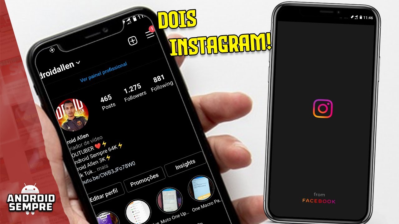 COMO BAIXAR E INSTALAR DOIS INSTAGRAM NO SEU ANDROID | Funcional! - YouTube