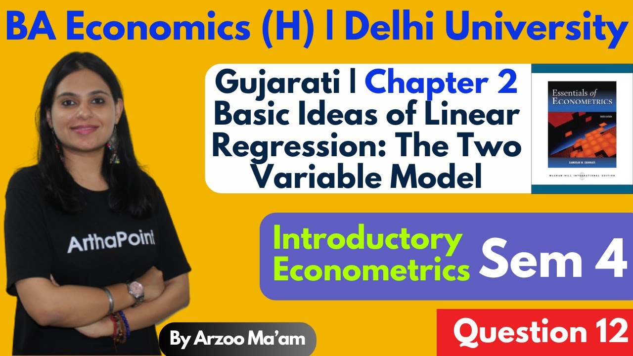 Q12 | Introductory Econometrics Sem 4 Past Year Solutions | BA (H) Eco ...