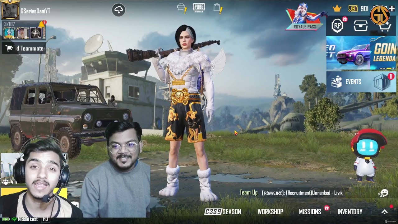 PUBG LIVE WITH MY NEW MEMBER | To see And Enjoy - YouTube