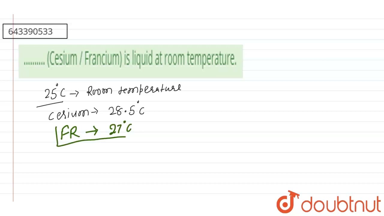 Francium Liquid