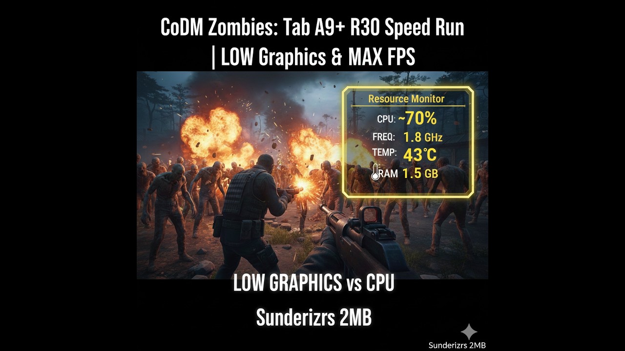 📡 CoDM Zombies: Tab A9+ HARDWARE TEST | R30 Endless Exfil | MAX ...