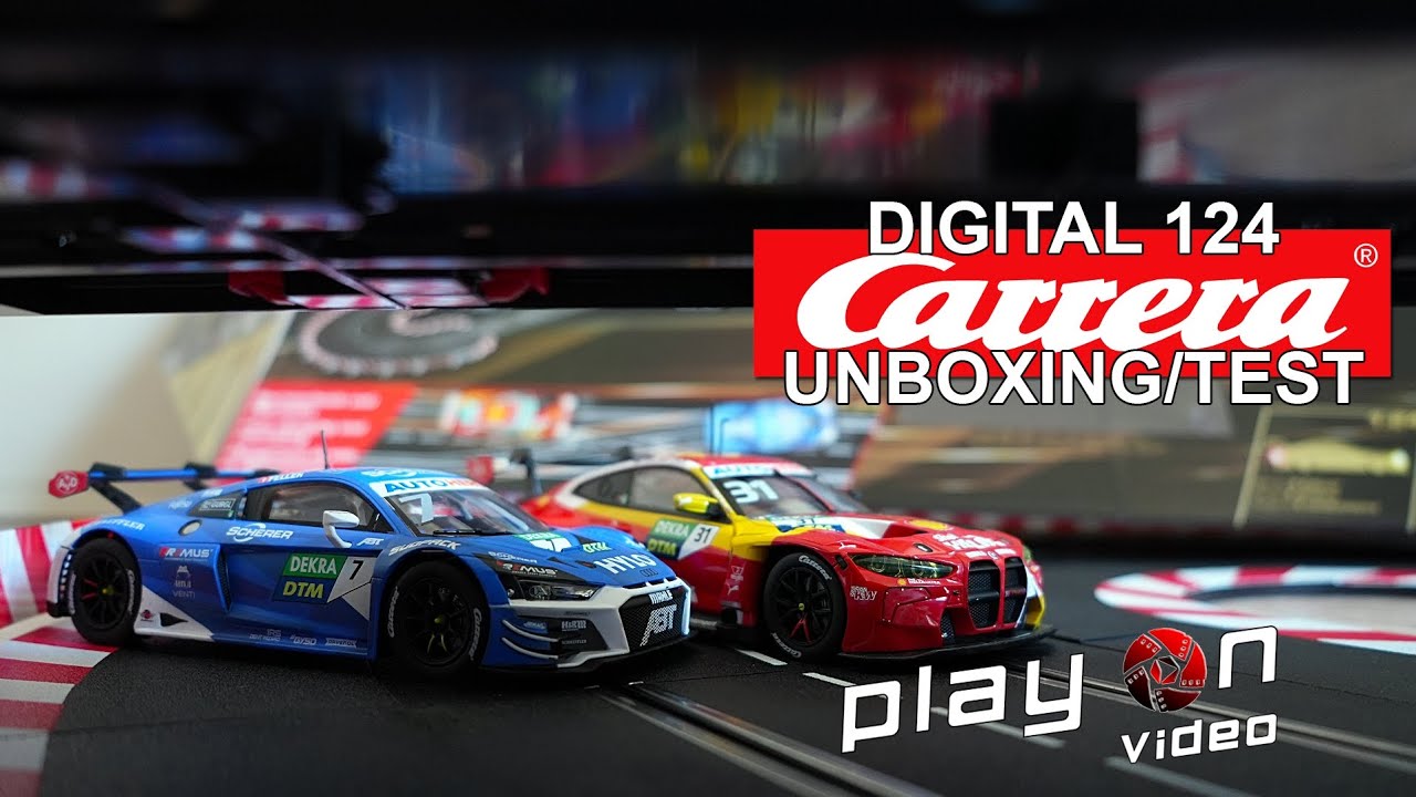 Carrera Digital 124 - DTM Full Speed - Unboxing/Test - YouTube