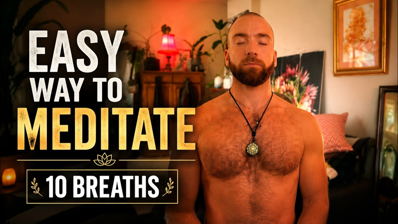 Easy Way To Meditate - 10 Breaths - YouTube