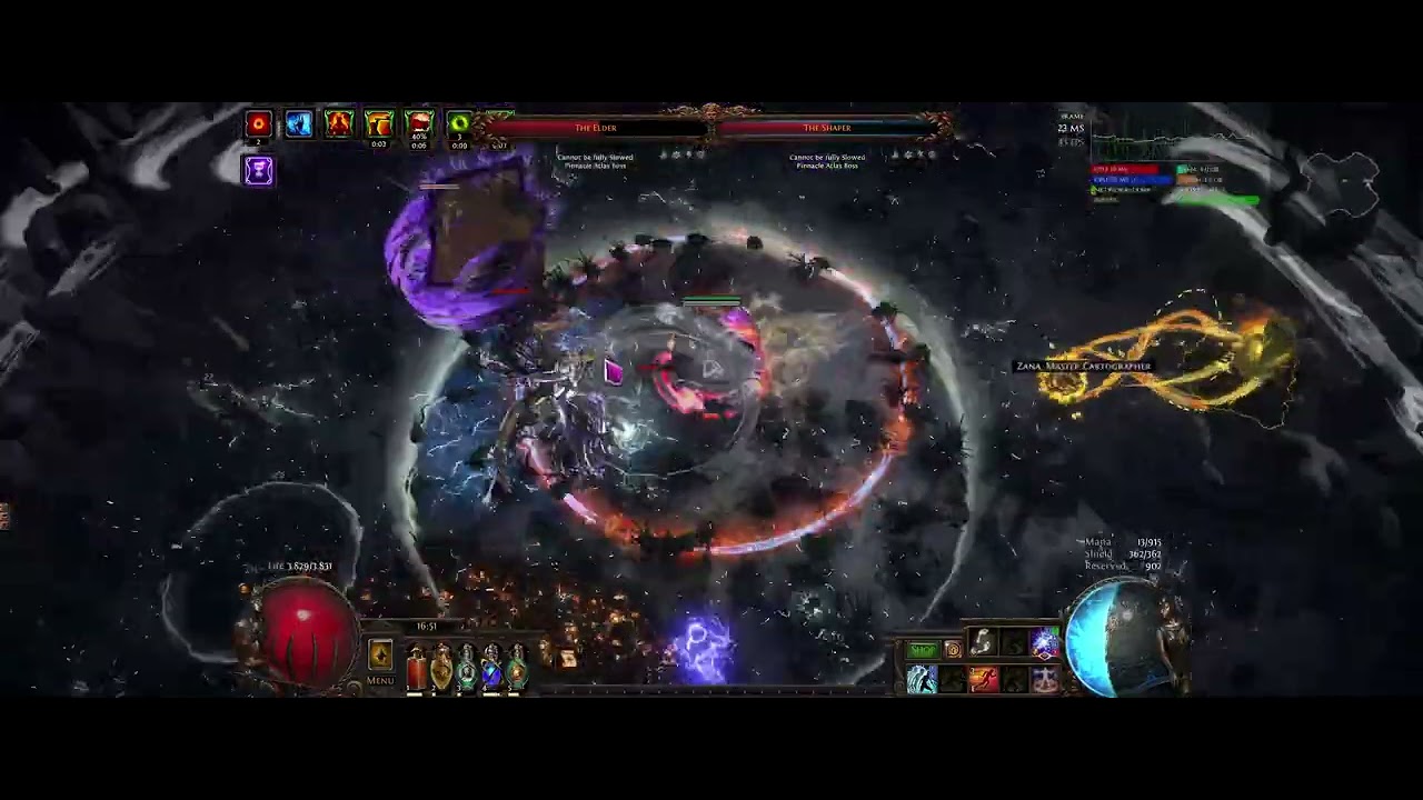 Poison Spark Pathfinder uber uber Elder | Path of Exile 3.27 Keepers ...