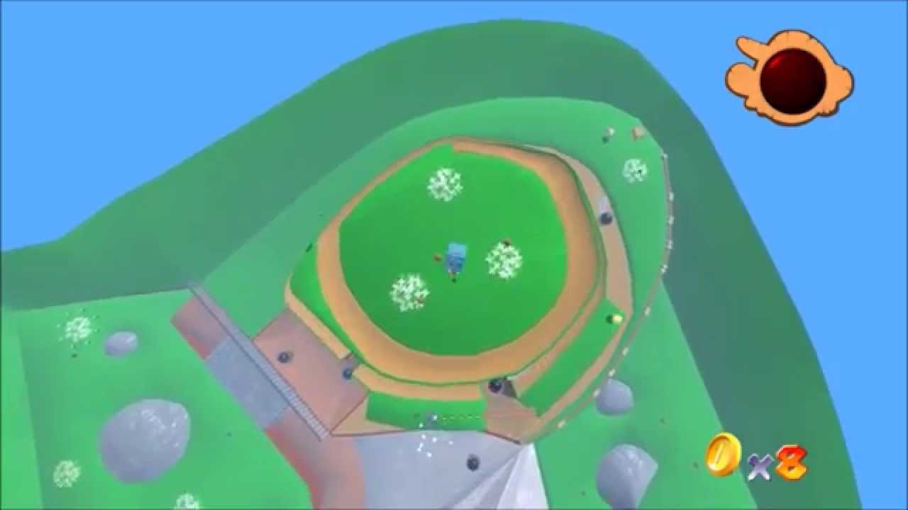 super mario 64 HD remake play as dead mario glitch - YouTube