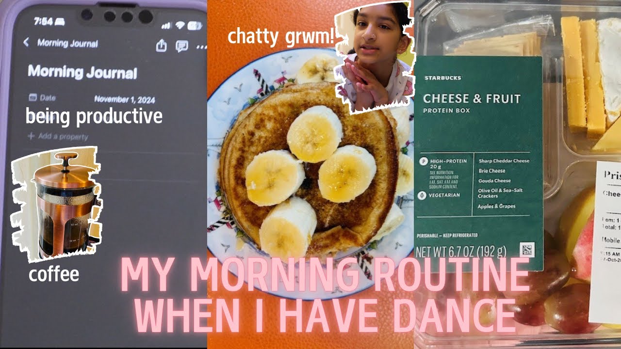 *chaotic* yet productive morning routine as a teen dancer! | morning ...