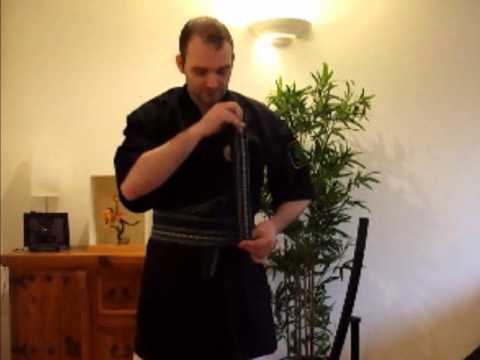 How to Tie your Obi Part 1 - YouTube