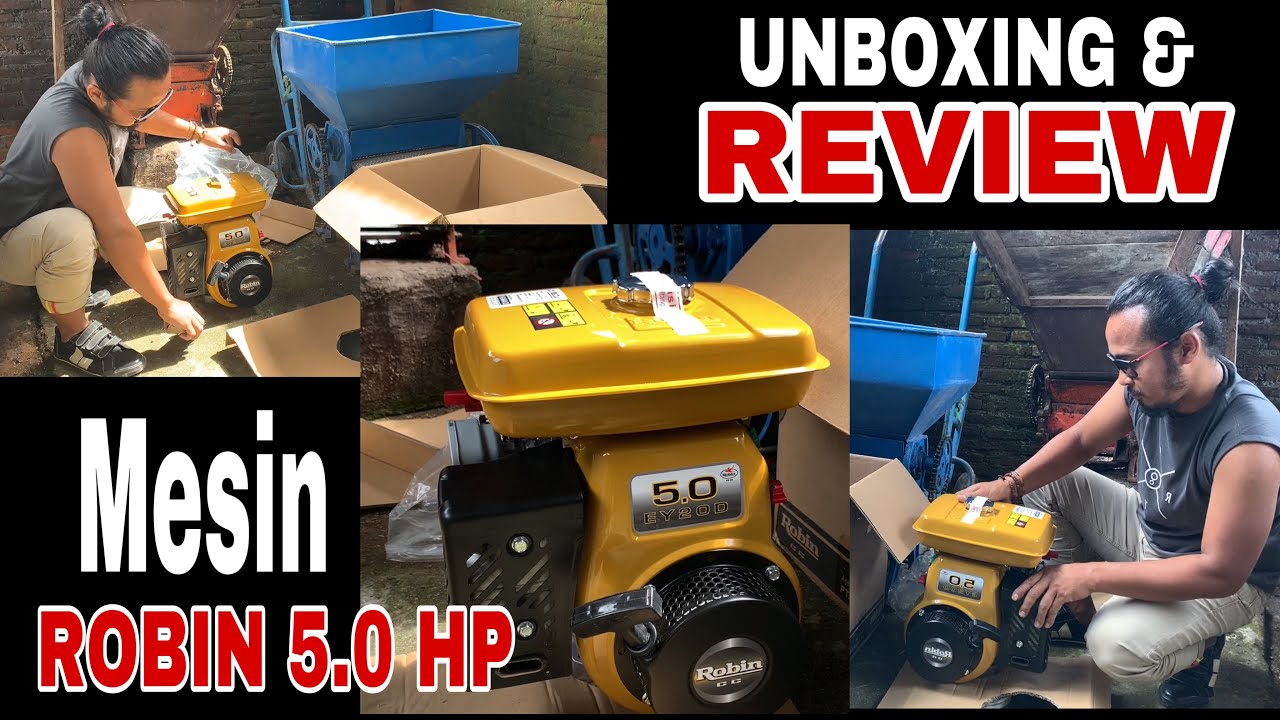 MESIN ROBIN 5.0 HP. Review recommended..!!! - YouTube