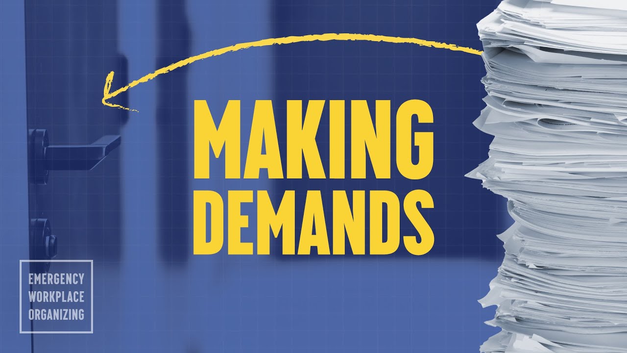 How do we tell the boss our demands? | UNIONIZING 101 - YouTube